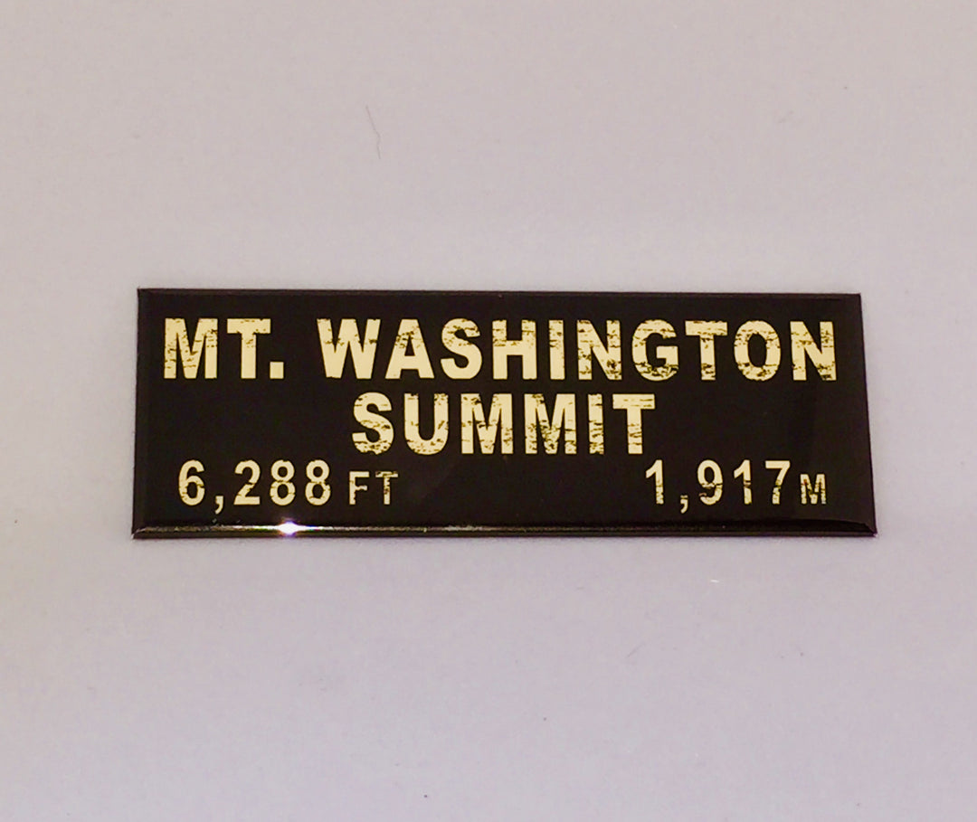 Summit Sign Sticker – Mount Washington Observatory