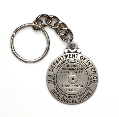 USGS Marker Keychain – Mount Washington Observatory