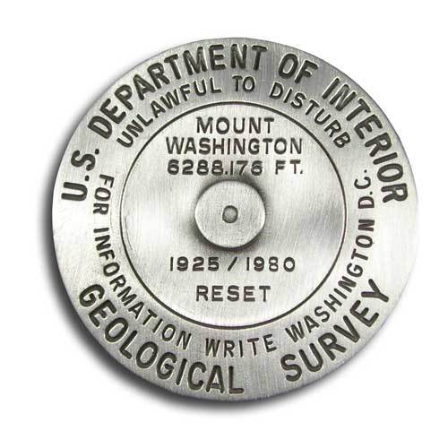 Paperweight, Mt Wash, USGS Marker – Mount Washington Observatory